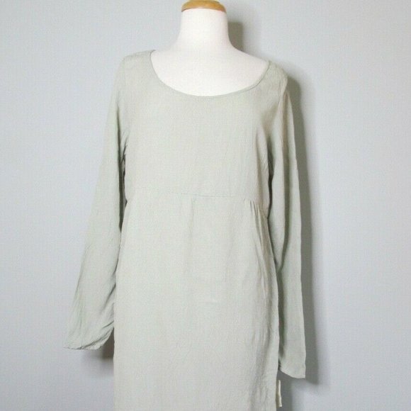 cut loose | Dresses | Cut Loose Lagenlook Rayon Long Sleeve Maxi Gray ...